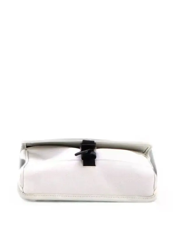 Prada Re-nylon And Leather Buckle Flap Small Crossbody Bag