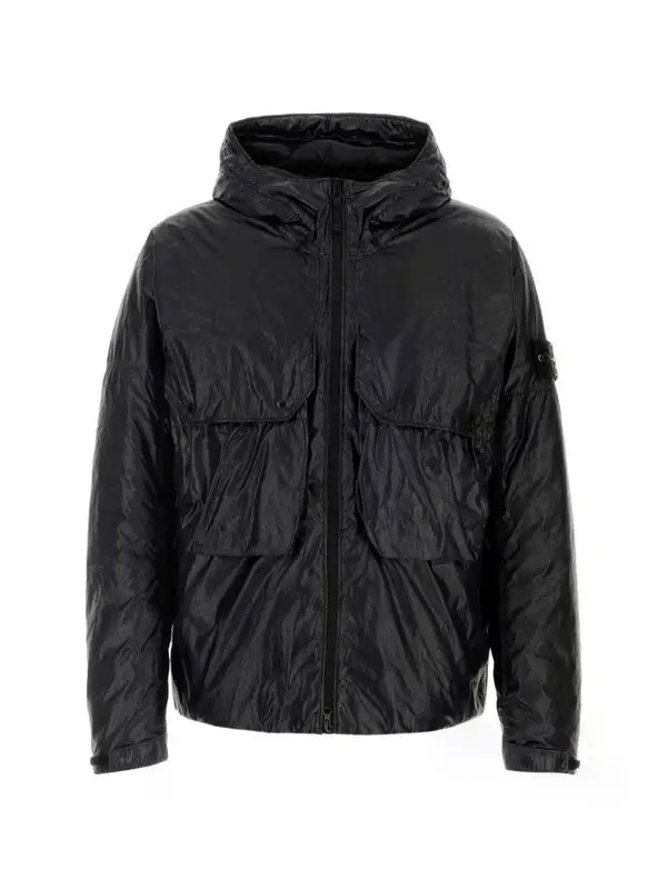 Stone Island 4100056 Light Nylon 3l-tc Jacket - Black