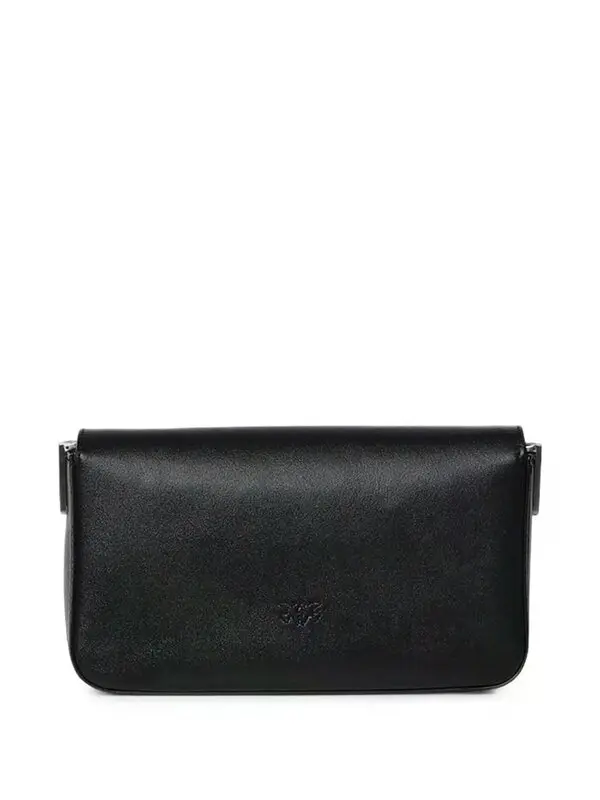 Pinko Love Birds Leather Shoulder Bag