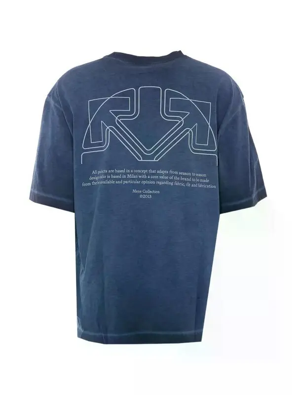 Off-White Logo-print T-shirt - Blue