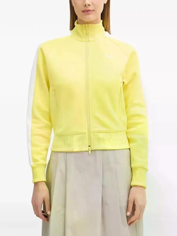 PUMA T7 Always On Side-stripe Sweatshirt - Yellow