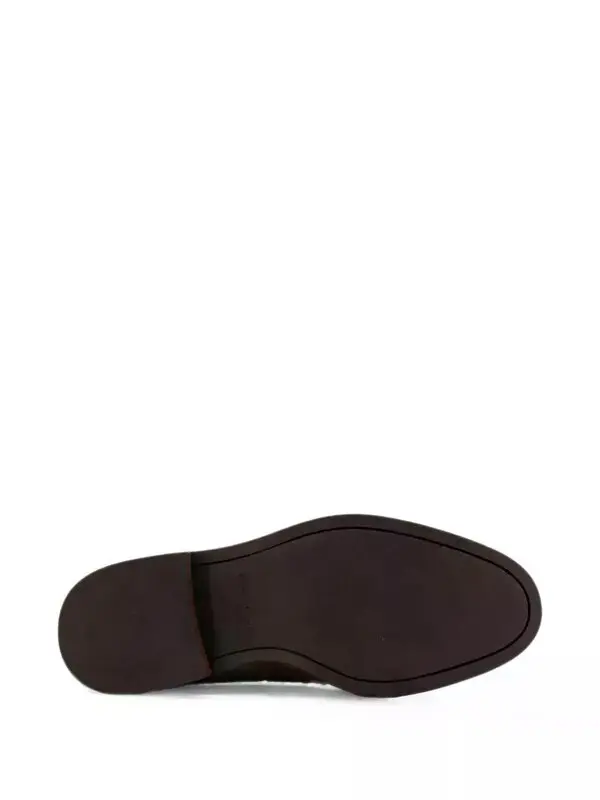 Brunello Cucinelli Tassel Suede Loafers