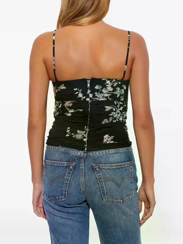 MARANT ETOILE Liese Ruched Floral Top