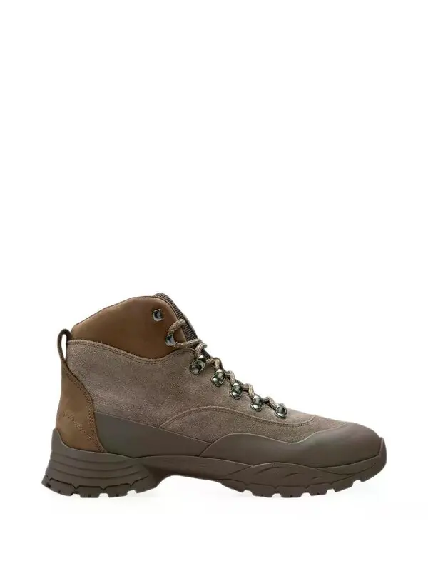 Brunello Cucinelli Suede Lace-up Hiking Boots - Brown