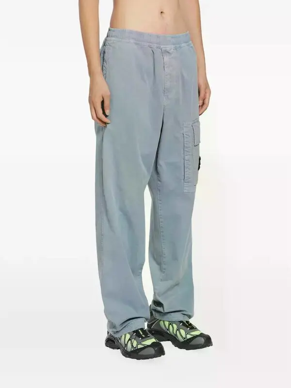 Stone Island 3100036 Stretch Organic Broken Twill Cotton Old Effect Joggers