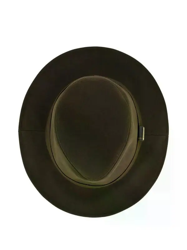 Barbour Logo Plaque Fedora Hat