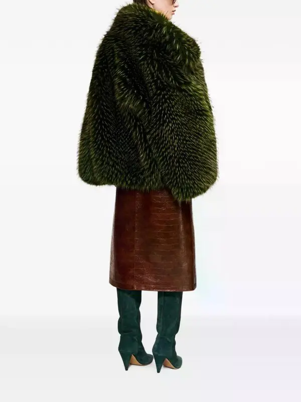 Essentiel Antwerp Kastanje Faux-fur Jacket