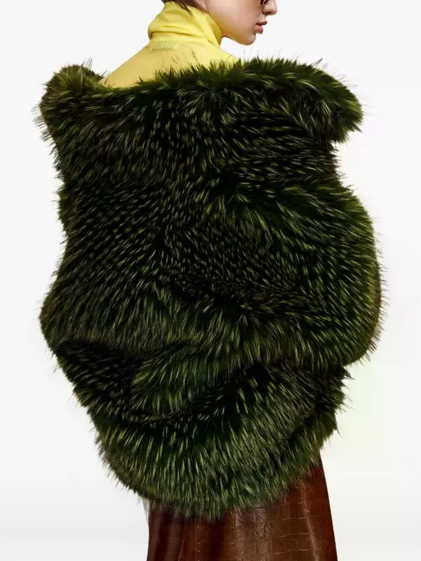 Essentiel Antwerp Kastanje Faux-fur Jacket