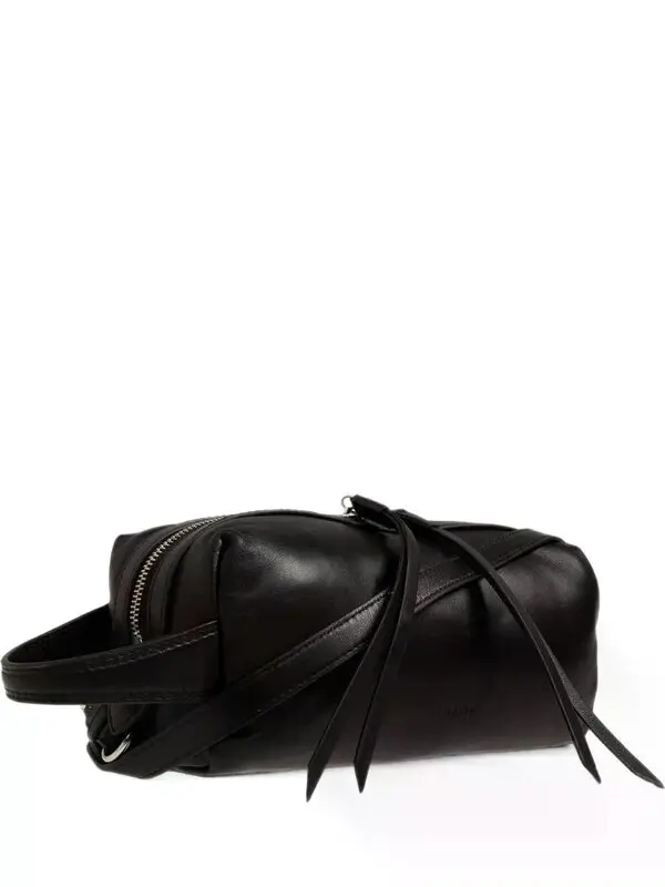 LEMAIRE Small Care Bag In Nappa Lambskin - Brown