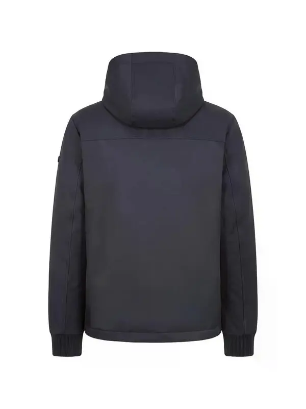 Peserico Drawstring Hood Zip-up Jacket