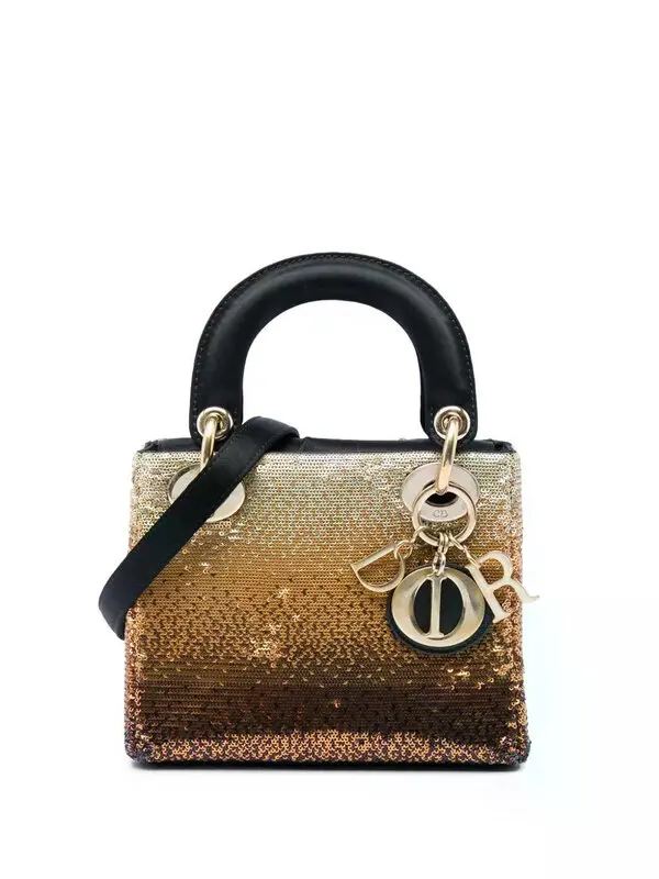 Dior Mini Lady Satchel - Gold