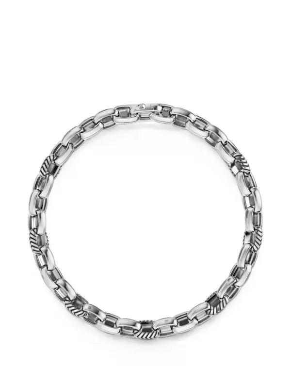 David Yurman Chevron Oval Link Bracelet