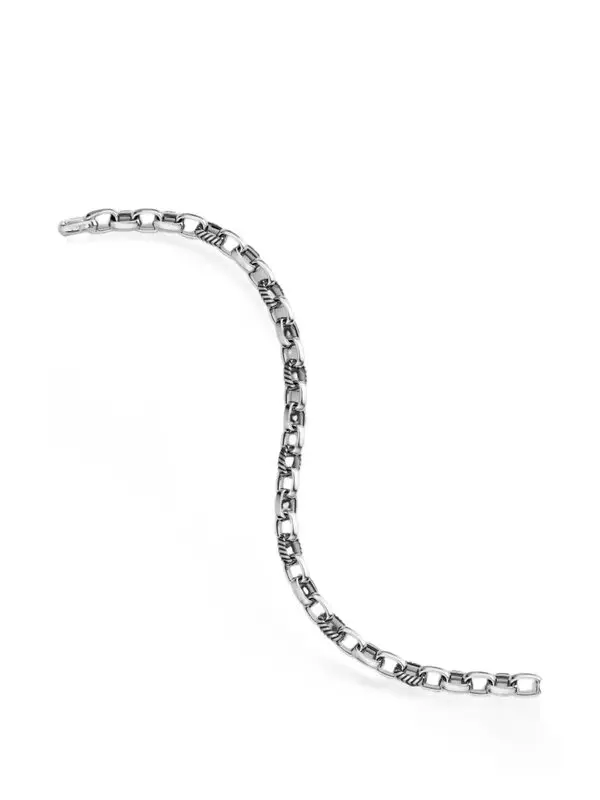 David Yurman Chevron Oval Link Bracelet