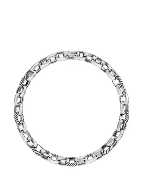 David Yurman Chevron Oval Link Bracelet