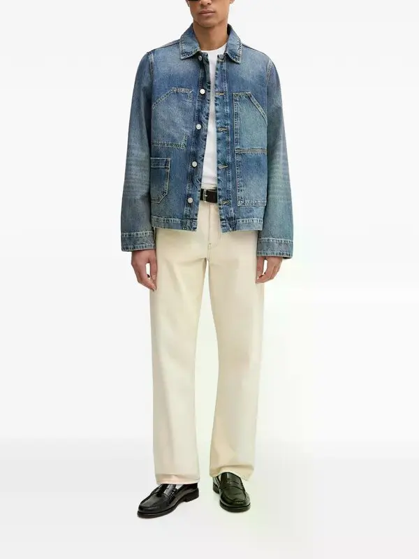 ALLSAINTS Contrast-stitch Denim Jacket