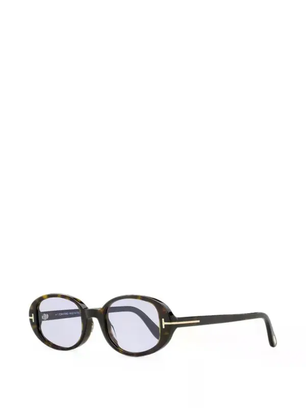 TOM FORD Iggy Oval-frame Sunglasses - Brown