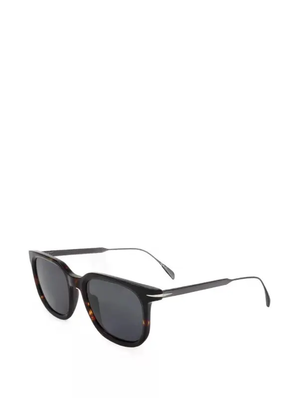 DB EYEWEAR BY DAVID BECKHAM Tortoiseshell-effect Square-frame Sunglasses - Brown
