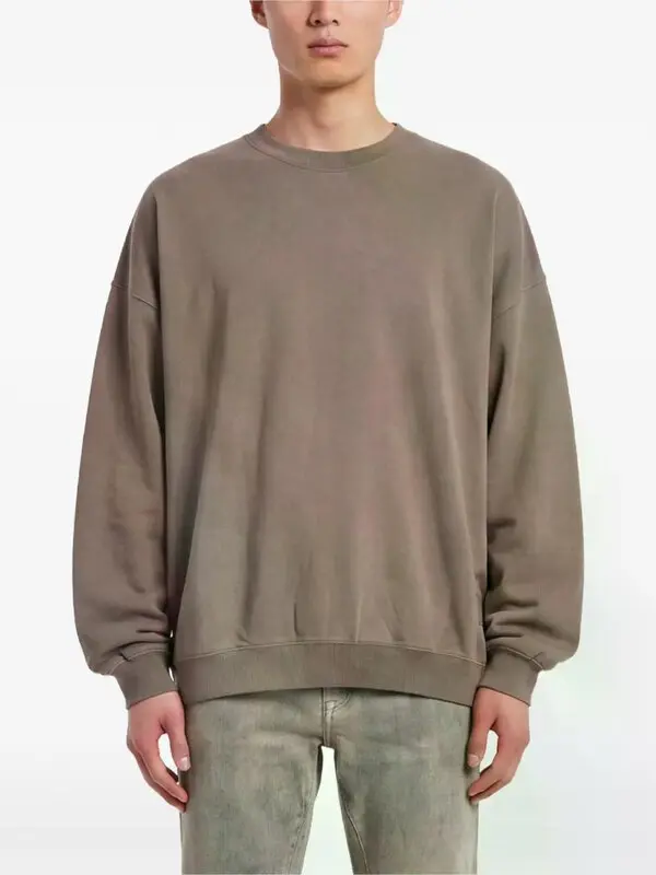 Rick Owens Crew Neck Drop Shoulder Sweater