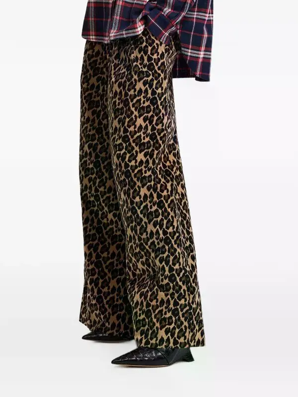 Essentiel Antwerp Leopard Print Trousers