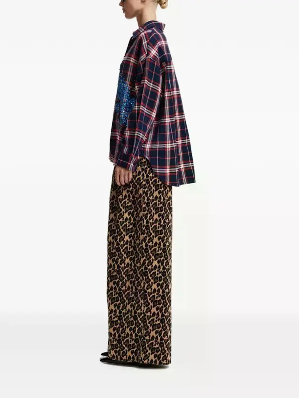 Essentiel Antwerp Leopard Print Trousers