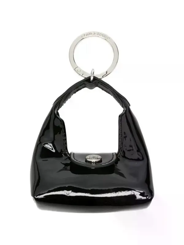 Longchamp Le Pliage Keyring - Black