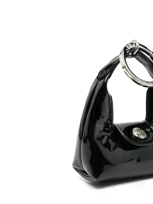 Longchamp Le Pliage Keyring - Black