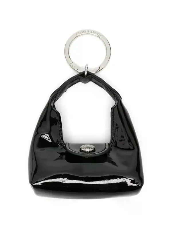 Longchamp Le Pliage Keyring - Black