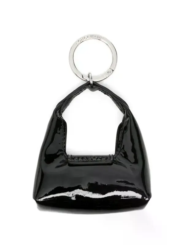 Longchamp Le Pliage Keyring - Black