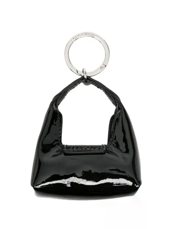 Longchamp Le Pliage Keyring - Black