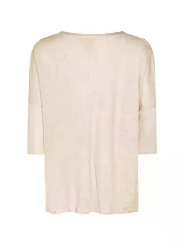 NOTSHY Emilie V-neck T-shirt - Neutrals