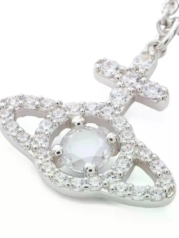 VIVIENNE WESTWOOD Olympia Orb Pendant Necklace - Silver