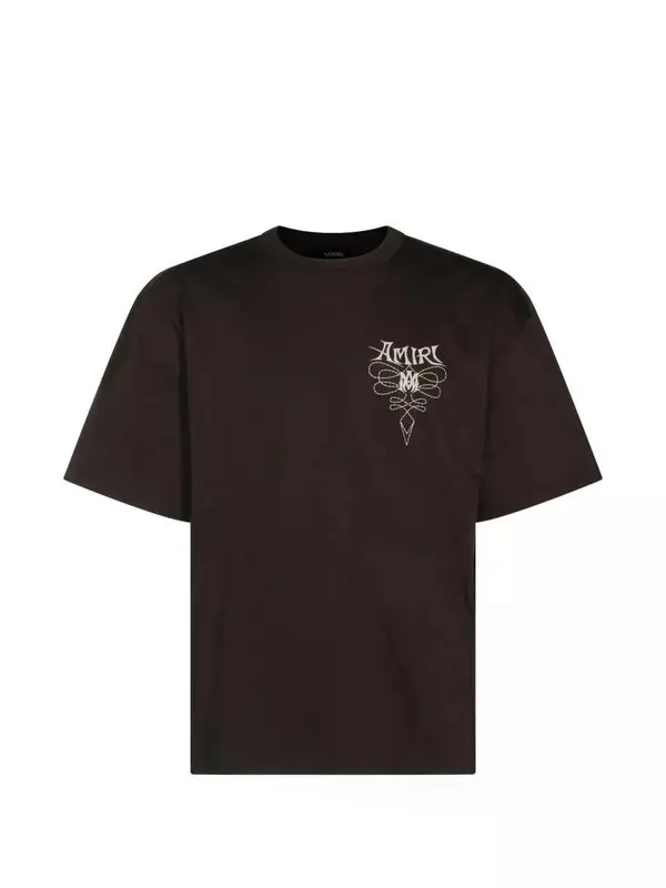 Amiri Logo-print T-shirt - Black