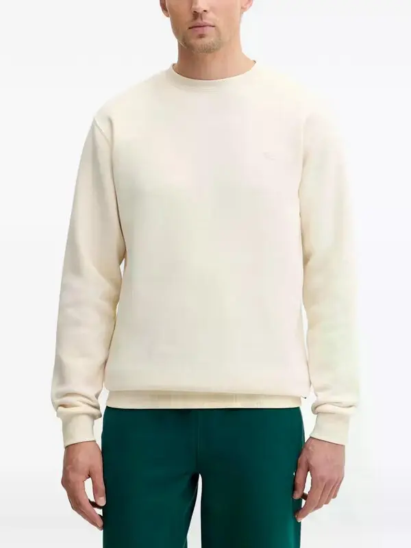 Rip Curl Classic Surf Logo-embroidered Crew-neck Sweater - Neutrals
