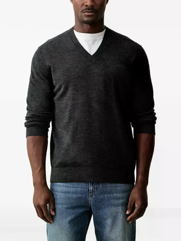 Marc O'polo V-neck Sweater - Grey
