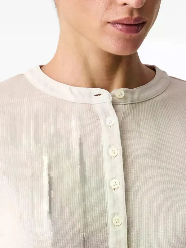 Marc O'polo Ribbed-knit Long-sleeve T-shirt