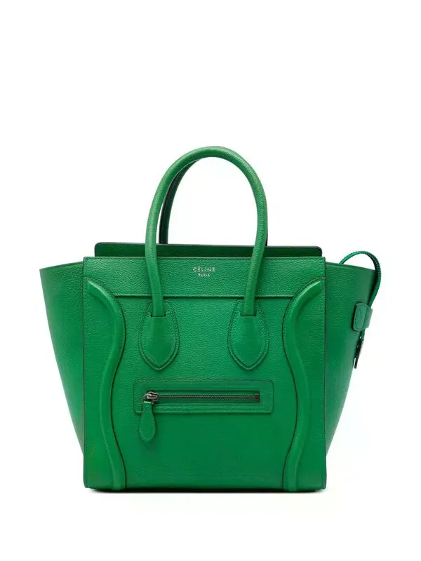 Celine 2015 Micro Drummed Calfskin Luggage Tote Bag