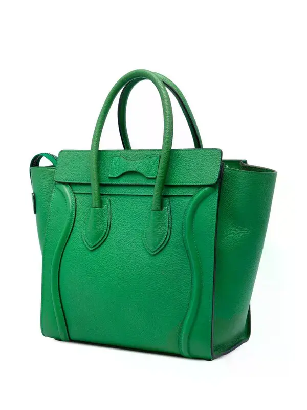 Celine 2015 Micro Drummed Calfskin Luggage Tote Bag