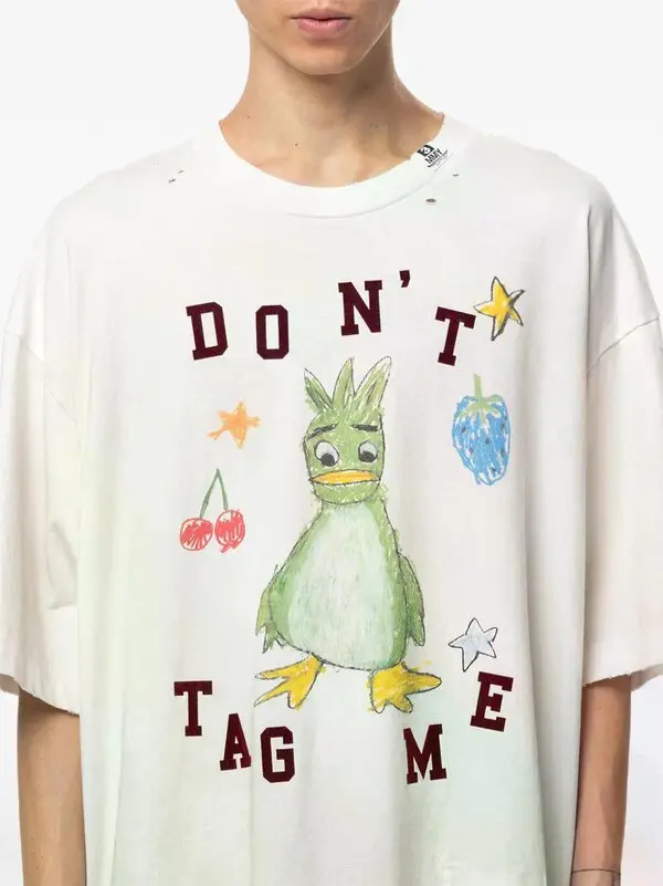 Mihara Yasuhiro Leon Doodle Printed T-shirt