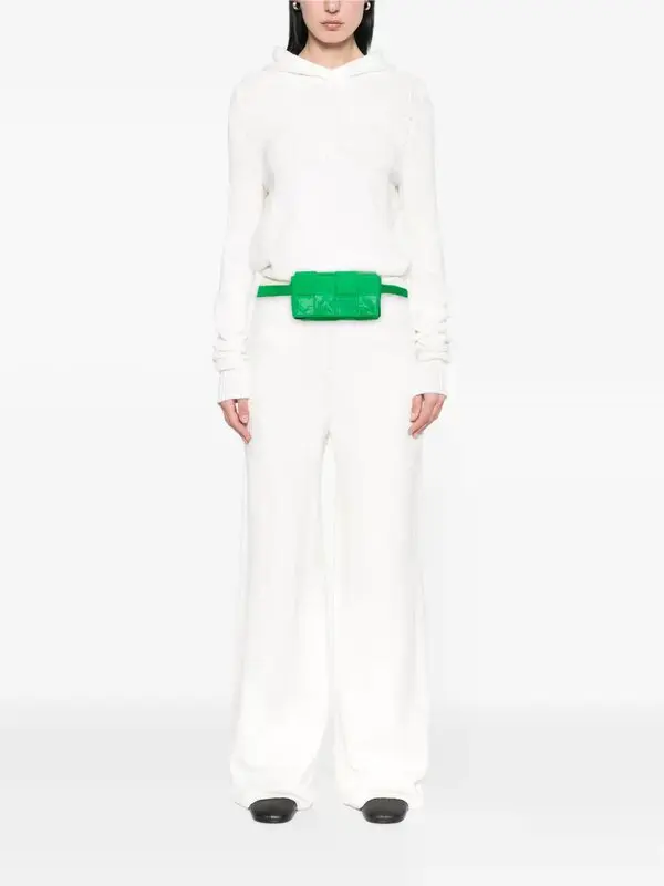 Bottega Veneta 2012-2026 Mini Paper Calfskin Intrecciato Cassette Belt Bag - Green