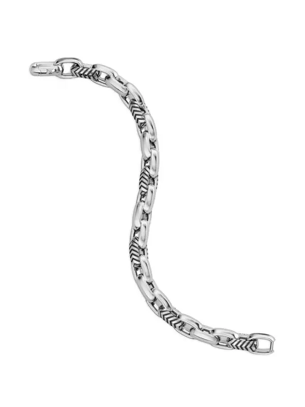David Yurman Chevron Oval Link Bracelet