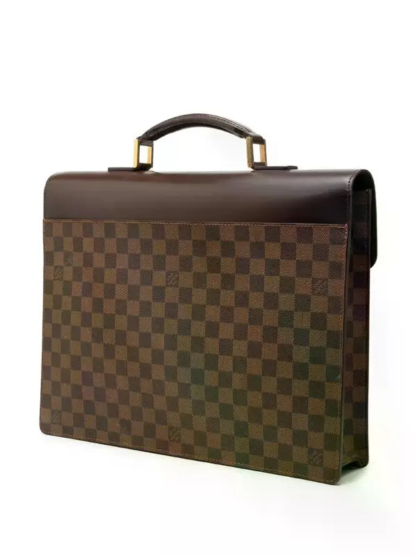 LOUIS VUITTON 2004 Damier Ebene Altona Pm Business Bag