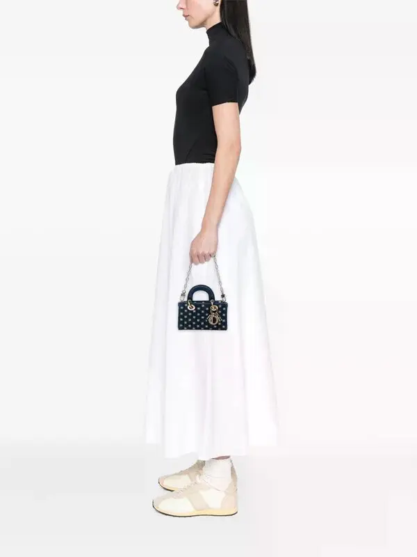 Dior Micro Lady D Joy Satchel - Blue