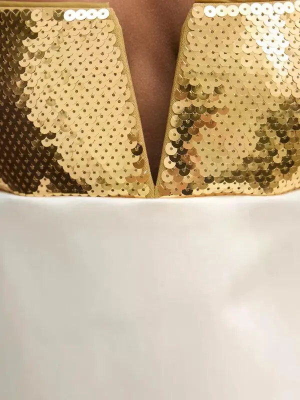 Retrofete Cyra Sequin-embellished A-line Mini Dress