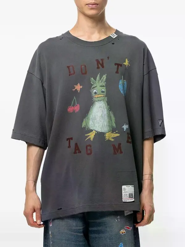 Mihara Yasuhiro Leon Doodle Printed T-shirt