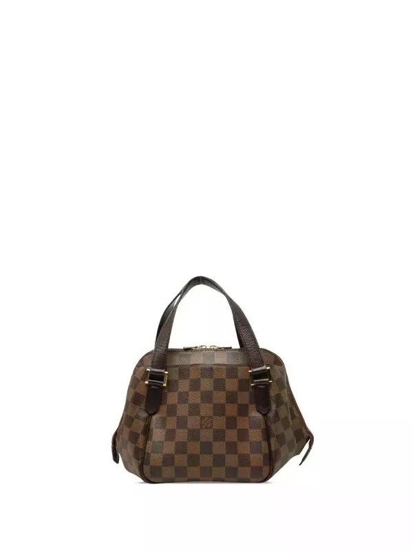 LOUIS VUITTON 2005 Damier Ebene Belem Pm Handbag - Brown