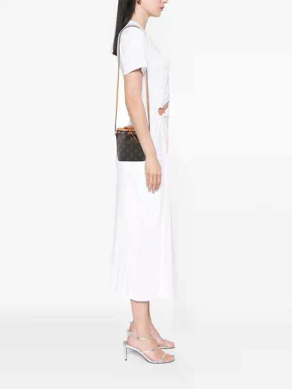LOUIS VUITTON 2018 Monogram Nano Noe Bucket Bag - Brown