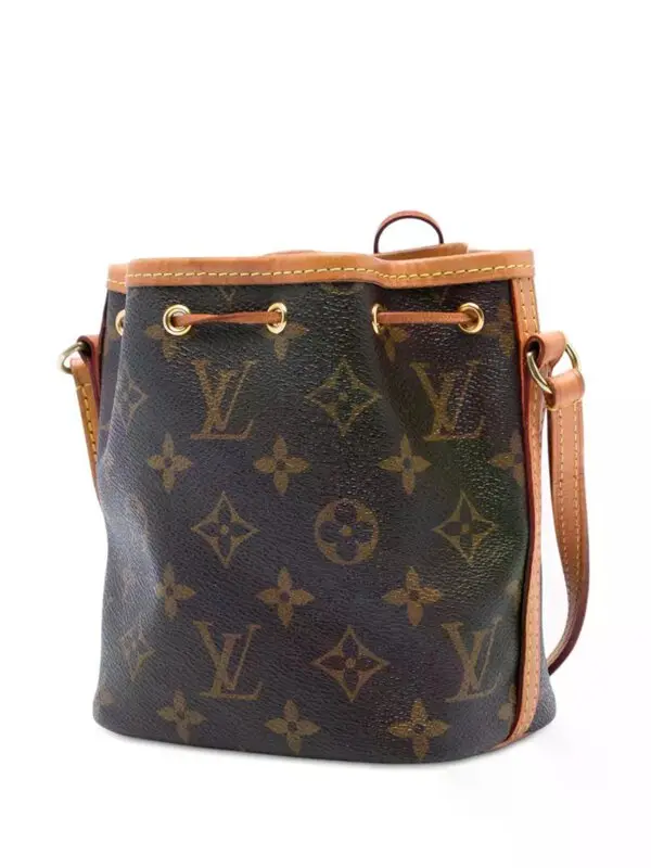 LOUIS VUITTON 2018 Monogram Nano Noe Bucket Bag