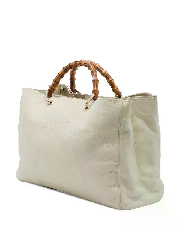 Gucci Calfskin Bamboo Shopper Satchel