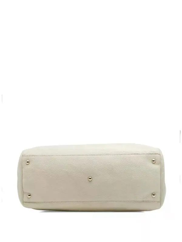 Gucci Calfskin Bamboo Shopper Satchel
