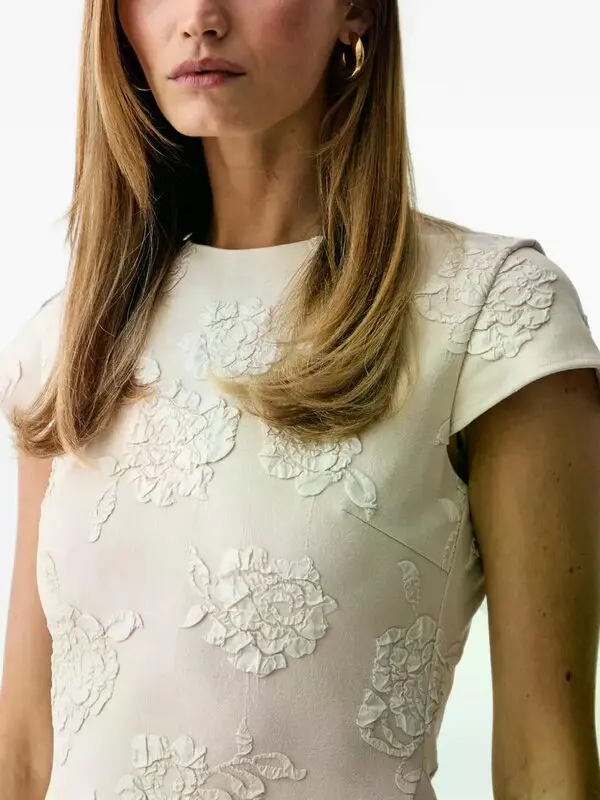 ROTATE BY BIRGER CHRISTENSEN Cap-sleeve Maxi Dress